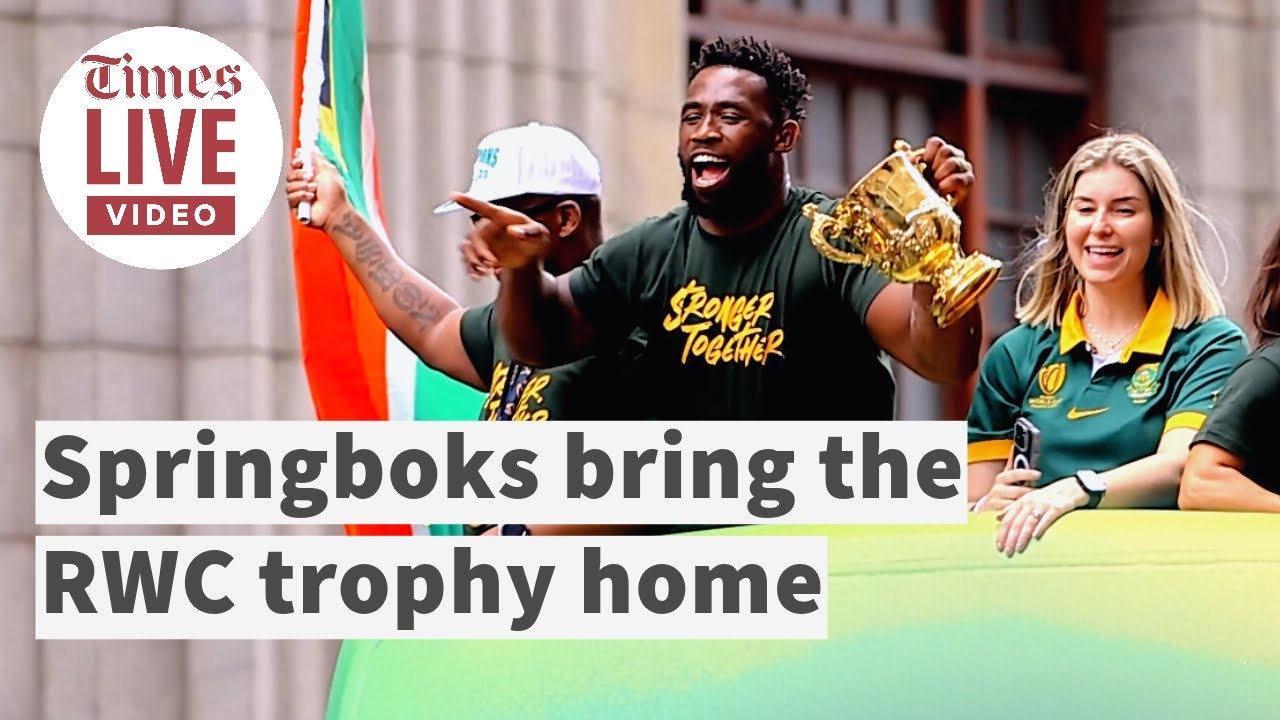 Pure, iconic visuals of Springboks RWC trophy tour in Cape Town, South ...