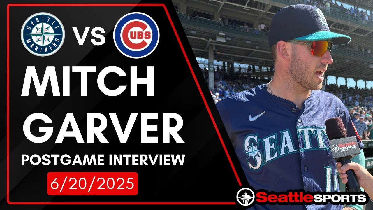 Mitch Garver Postgame Interview - #Mariners 9-4 Win over the Cubs 6/20 ...