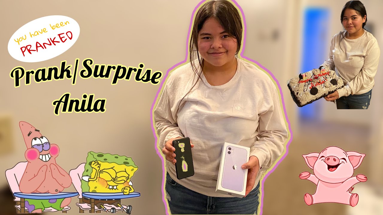 Birthday Surprise/Prank On Anila - YouTube