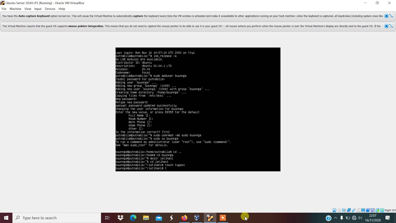 Belajar Terminal pada Ubuntu Server - YouTube