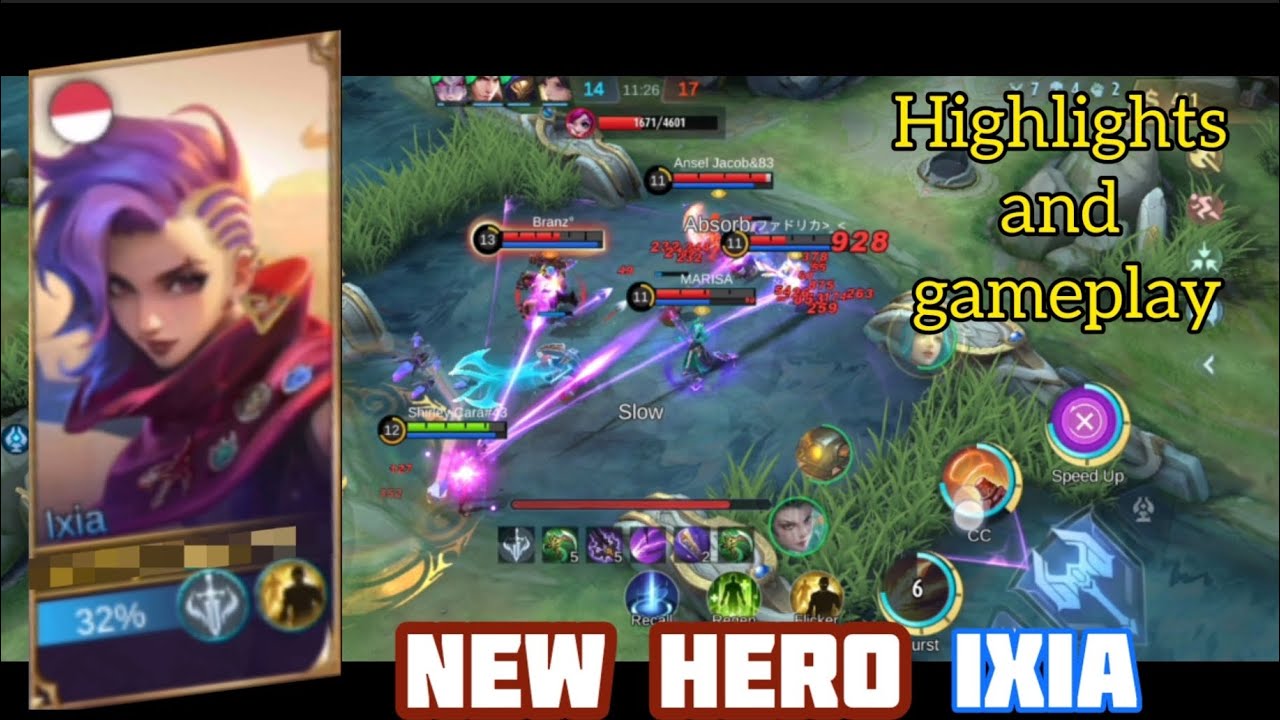 New Hero Ixia | Highlights and Gameplay | Mobile Legends: Bang Bang ...