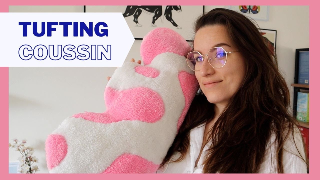 TUFTING TIME 🔥 Créer un coussin tufté - YouTube