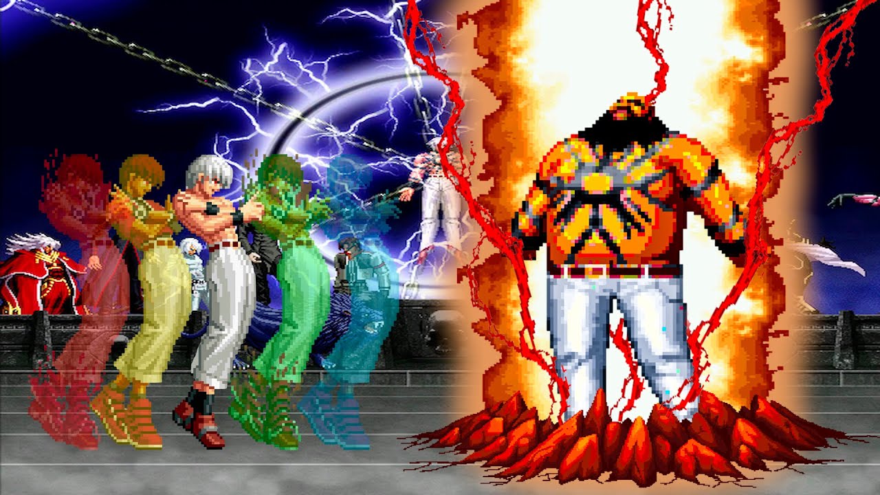 [KOF Mugen] Chris Team vs Chang Koehan Team - YouTube