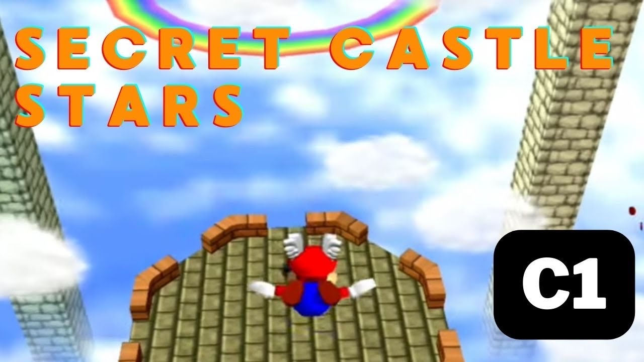 Flying Cap 8 Red Coins | Castle Stars | Super Mario 64 - YouTube