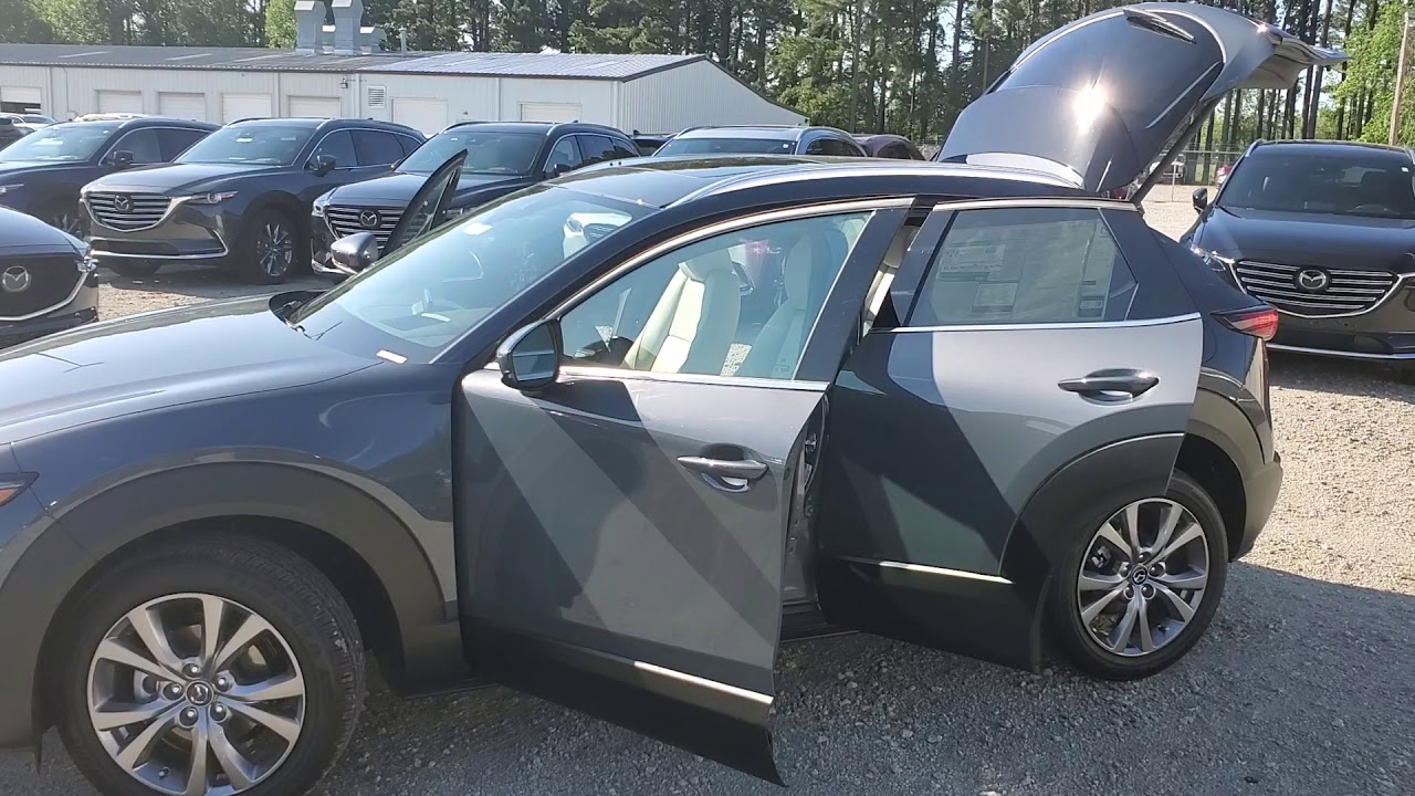 New 2020 Polymetal Gray Mazda CX-30 Walkaround - YouTube