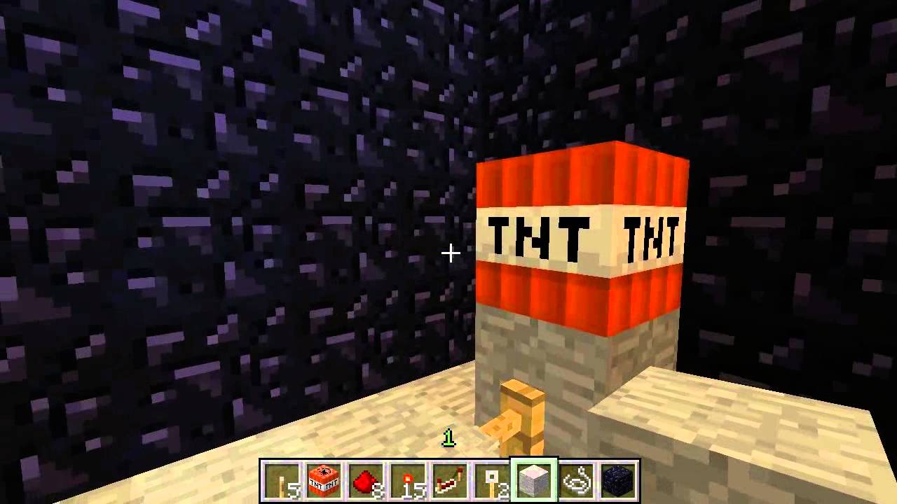Minecraft Tripwire Explosive Trap Tutorial - YouTube
