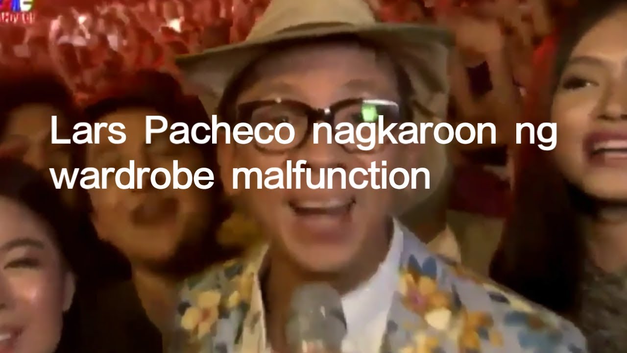 KUYA KIM HINARAP PA SA CAMERA??? LARS PACHECO WARDROBE MALFUNCTION ...