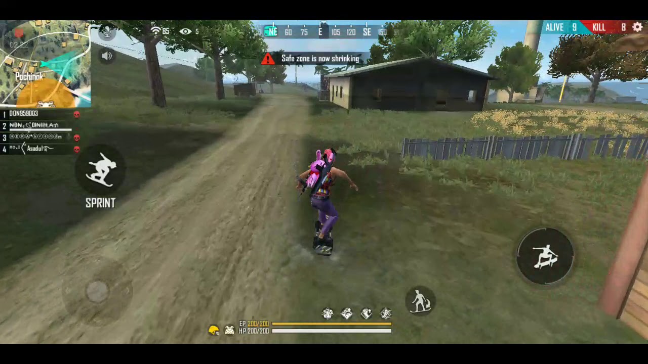 Free fire solo match for rank match- NDN Game play. - YouTube