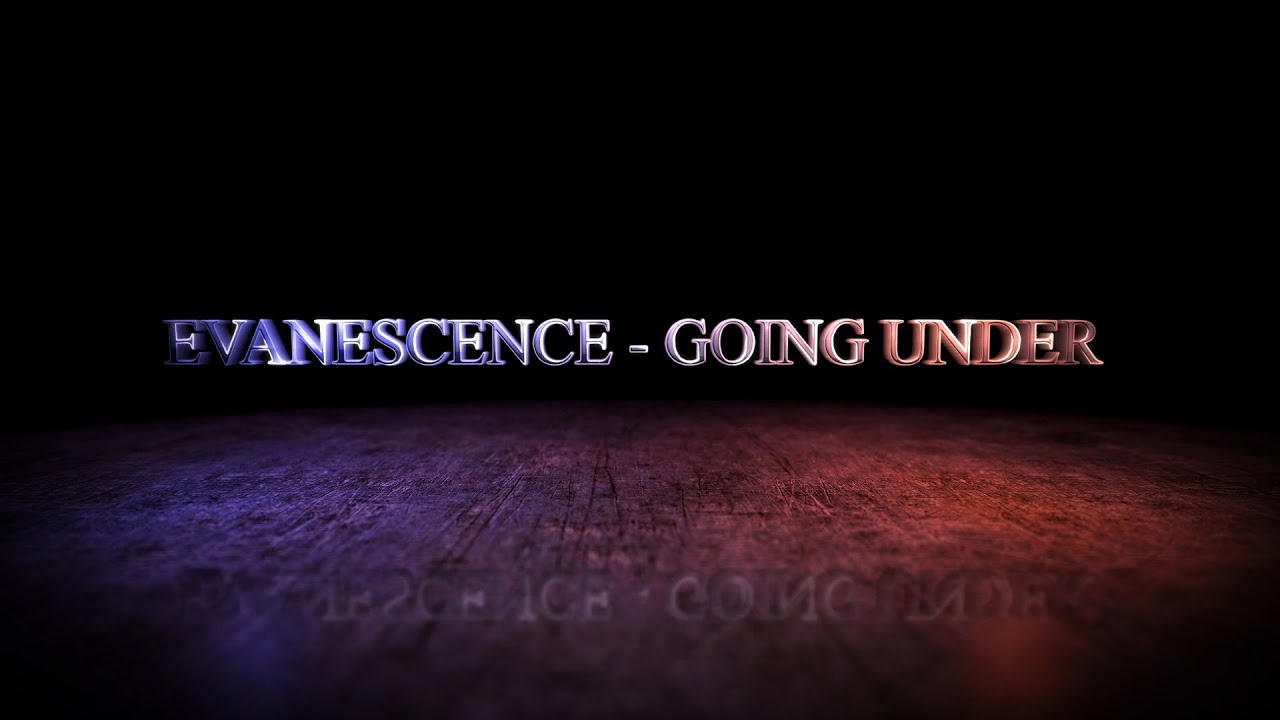 Evanescence - Going Under (guitar cover) with rolling tabs - YouTube