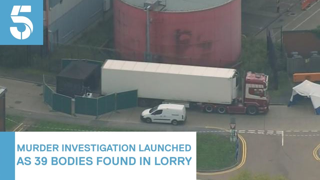 Essex lorry deaths: 39 bodies found in shipping container | 5 News ...