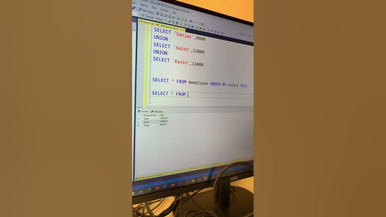 Sql Interview Preparation Fetch 2nd Highest Salary Using Offset Sql Coding Codingtutorial