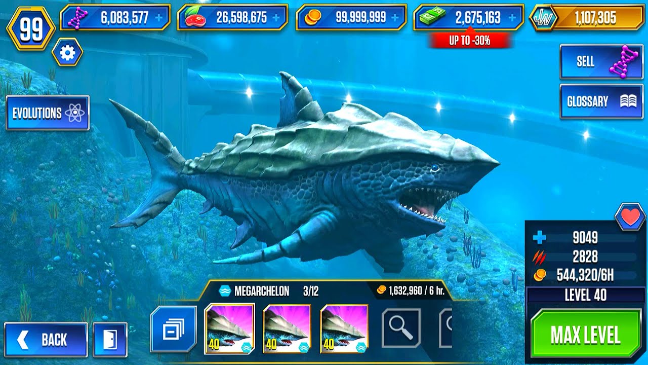 MEGARCHELON UNLOCKED REWARD UNLOCKED MICROPOSAURUS | JURASSIC WORLD THE ...
