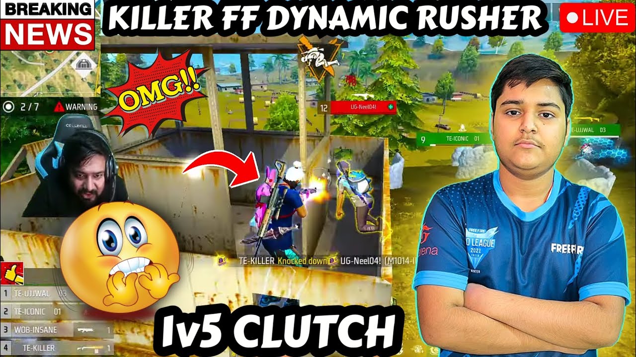 KILLER FF IS A DYNAMIC RUSHER | KILLER FF KA 1V5 | KILLER FF | 1V5 ...