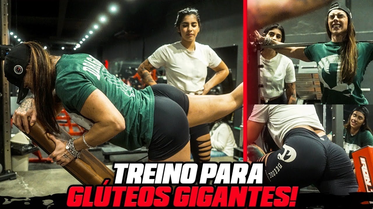 TREINO DE GLÚTEOS COM CAROL SANCHES & NOVA ATLETA JESSICA AUGUSTA ...