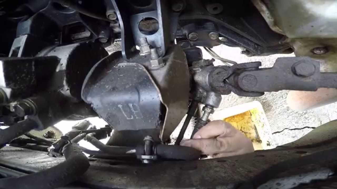 Episode #10 Rack and pinion prep for removal and tension rod brackets ...
