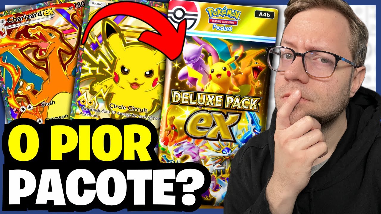 PIOR COISA que o jogo já fez? Pacote DELUXE em Pokémon TCG Pocket - YouTube