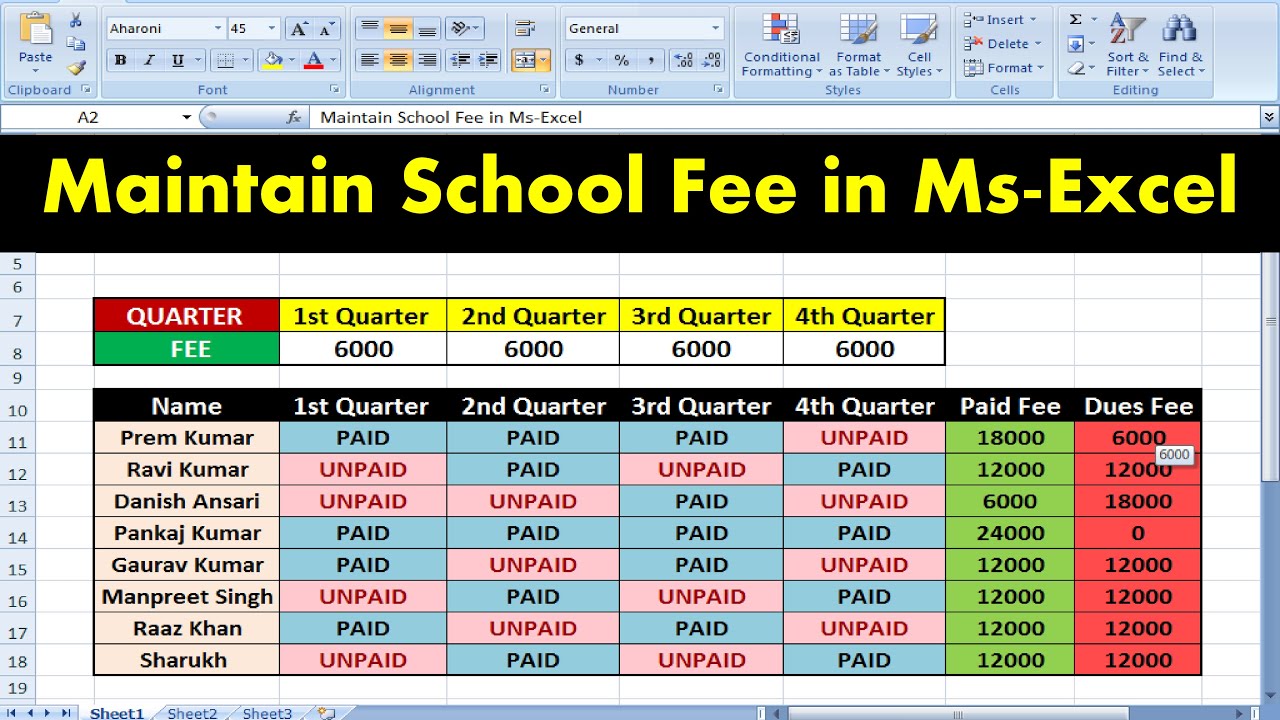 School Fee Maintenance Software In Ms Excel Maintain School Fee In Ms school-fee-maintenance-software-in-ms-excel-maintain-school-fee-in-ms