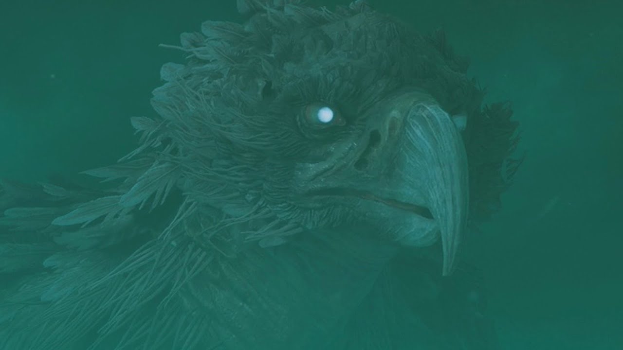 Kratos & Atreus Meet The Big Bird Hræsvelgr In Helheim - God Of War ...