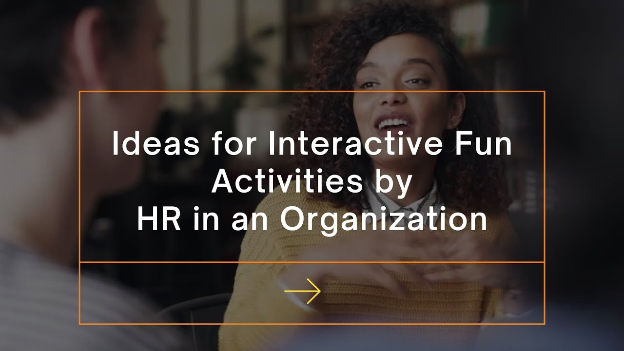 Interactive Fun Activities by HR in an Organization - YouTube