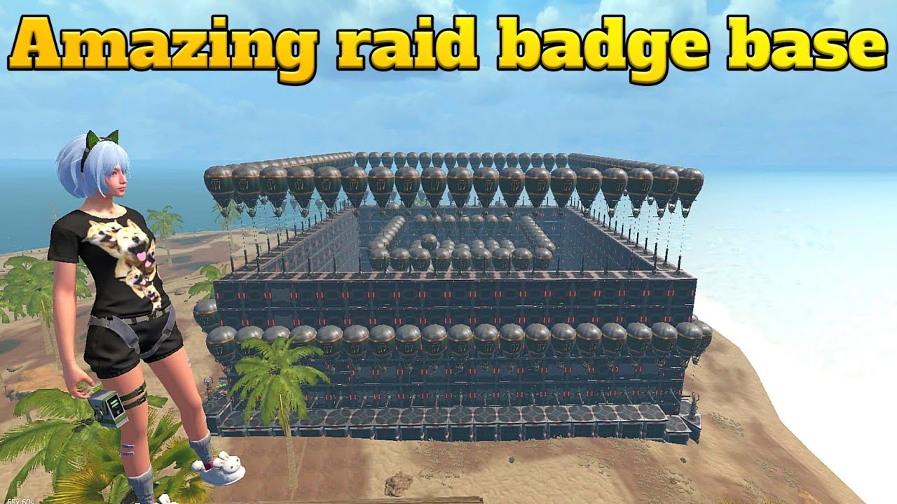 AMAZING RAID BADGE BASE || LAST DAY RULES SURVIVAL GAMEPLAY - YouTube