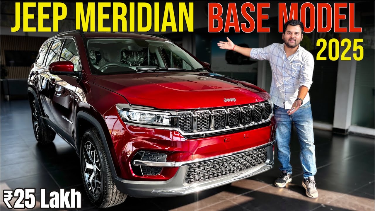 New Update | Jeep Meridian Base Model 2025😍 | Jeep Meridian Longitude ...