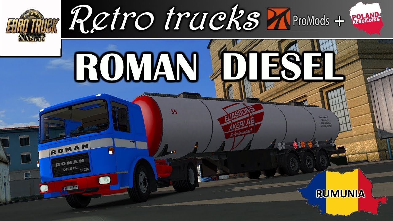 RETRO TRUCKS # ROMAN DIESEL Rumuński Man - YouTube