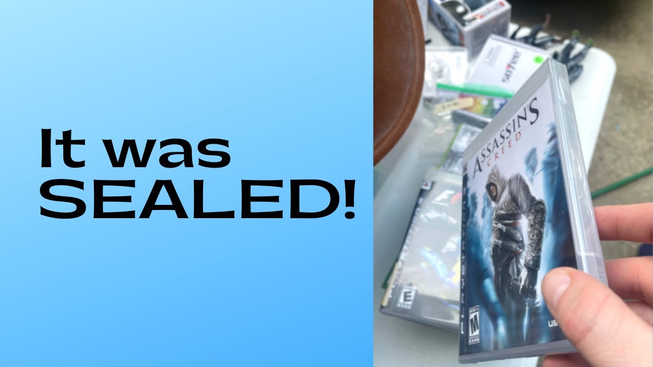 Amazing Sealed PS3 Game Found at Yardsale! - YouTube