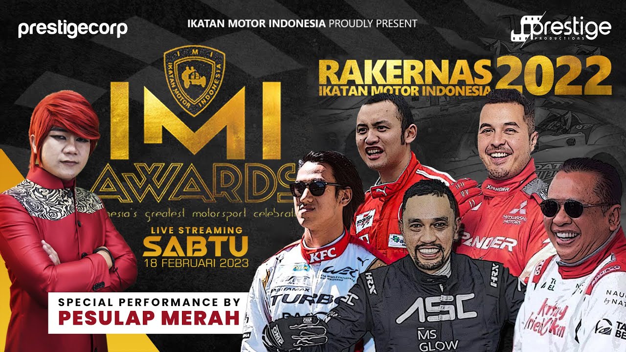 LIVE IMI (IKATAN MOTOR INDONESIA) AWARDS 2023 WITH PESULAP MERAH ...