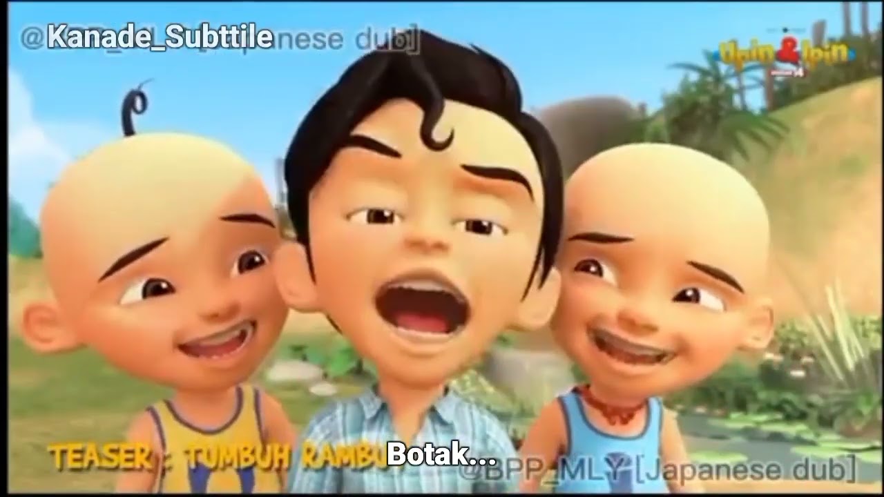 Upin Ipin Tumbuh rambut dub JP - YouTube