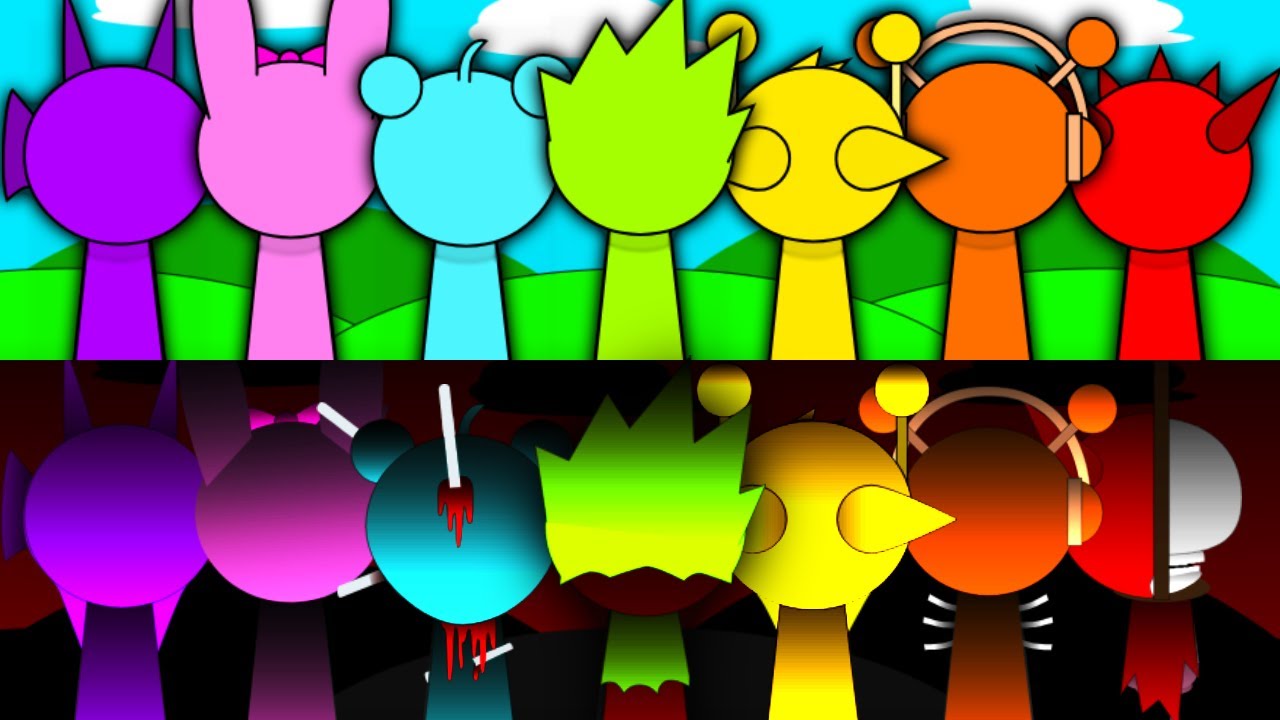Sprunki But Rear View (All Characters) - YouTube