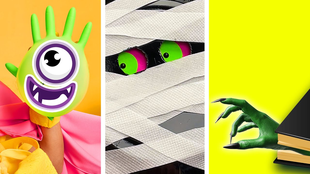 Top 15 Easy And Scary DIY Halloween Crafts And Ideas - YouTube