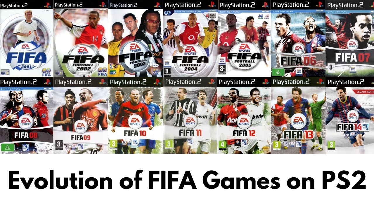 The COMPLETE Evolution of FIFA Games on PS2 2001-2014 - YouTube
