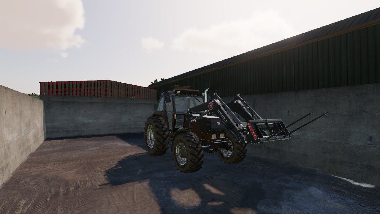 feeding the cattle fiat 88 94 \aghlee farm fs19 timelapse - YouTube