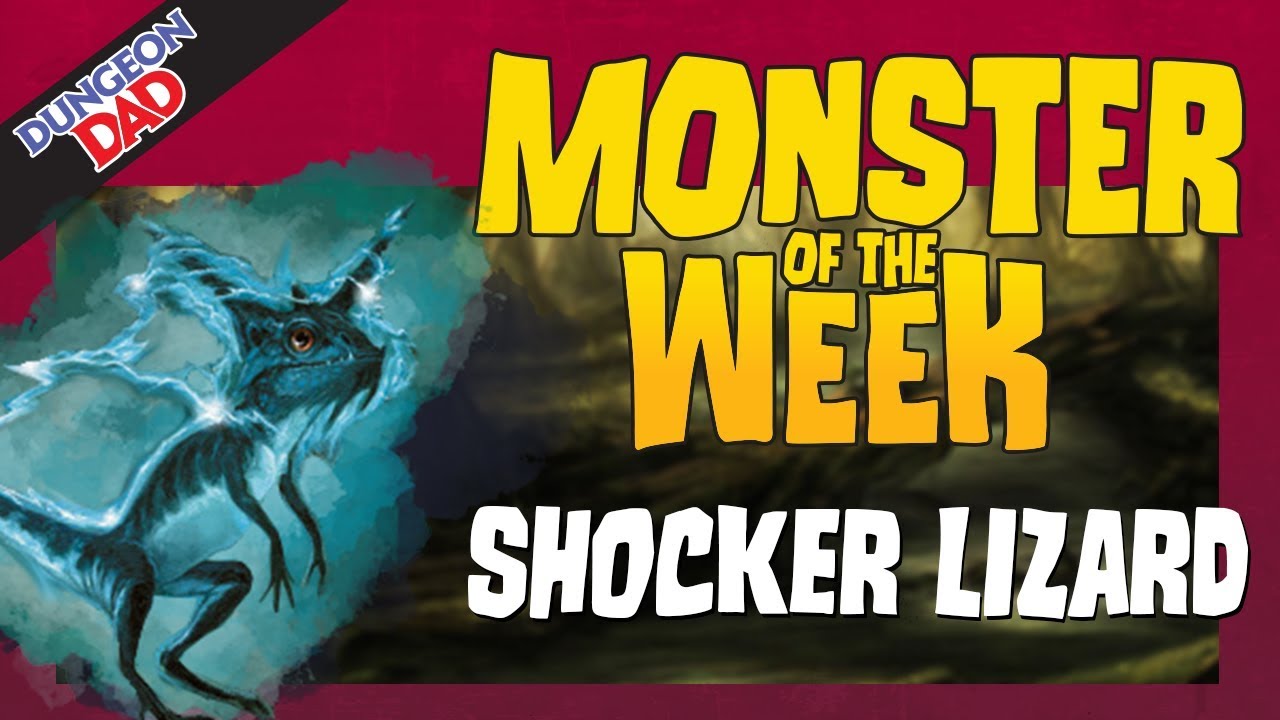 The Most Overlooked Reptile In D&D - Shocker Lizard - Monster of the ...
