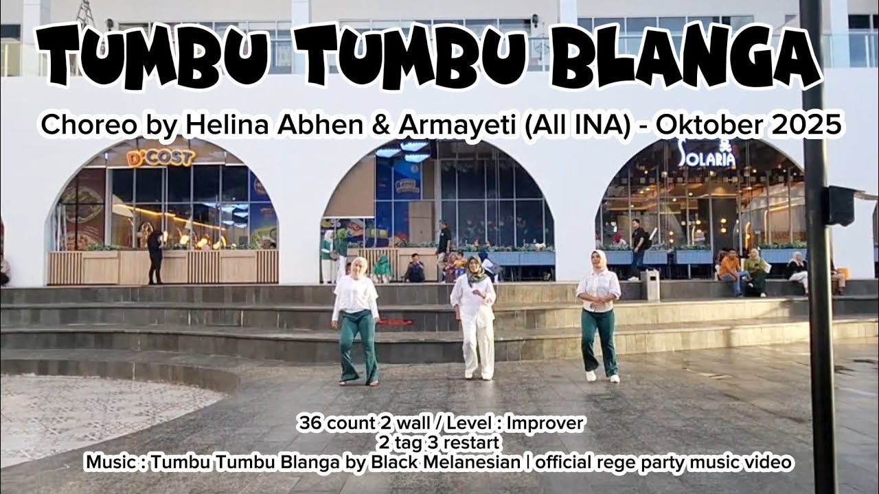 TUMBU TUMBU BLANGA line dance - YouTube