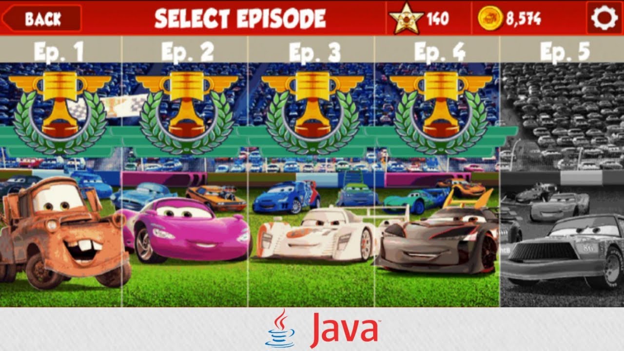 Disney Pixar: Cars - Hotshot Racing - Episode 4 [Java] - YouTube