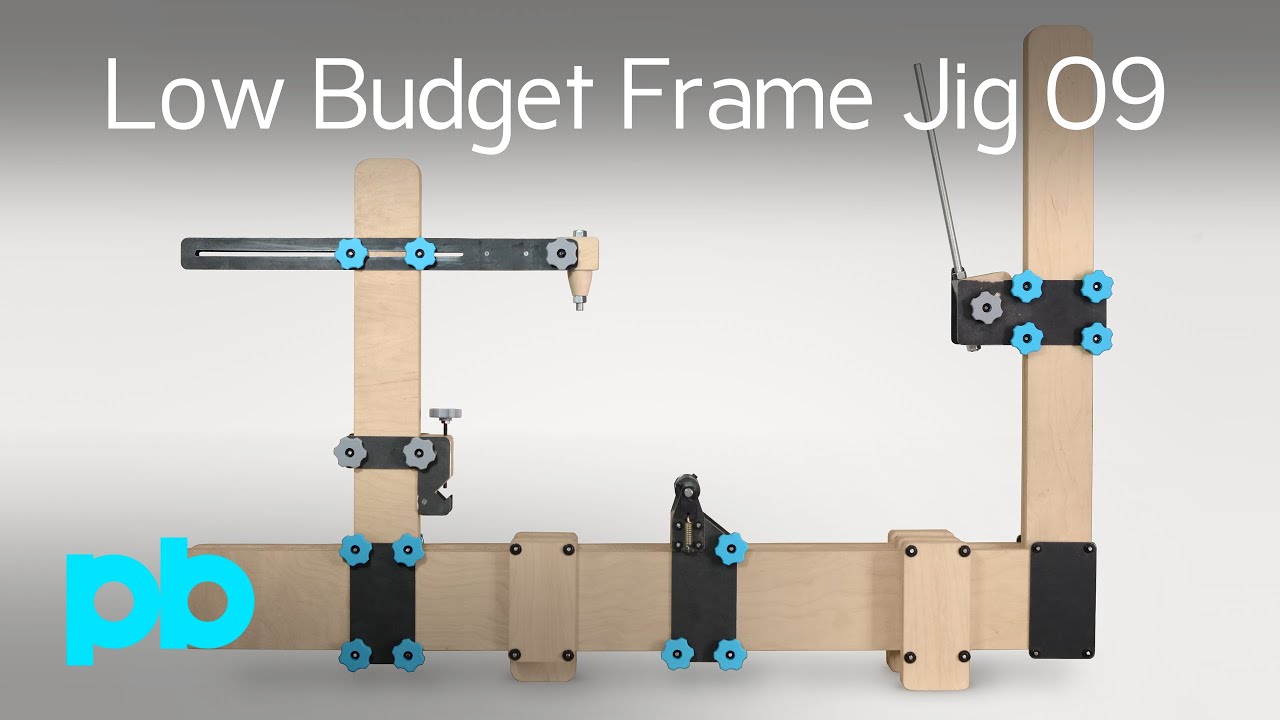 Low Budget Bicycle Frame Jig 09 - YouTube