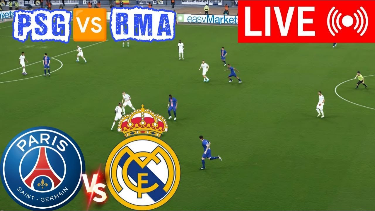🔴LIVE: PSG vs Real Madrid | Club World Cup 2025 Semi-Final Match Live ...