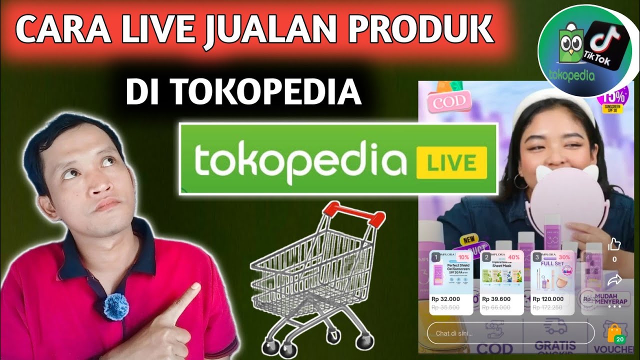 CARA LIVE STREAMING DI TOKOPEDIA - YouTube