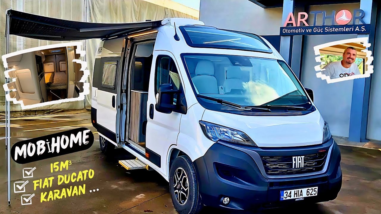 MOBİHOME KARAVAN' DAN HARİKA BİR FIAT DUCATO KARAVAN | TÜM DETAYLAR VİDEODA. - YouTube