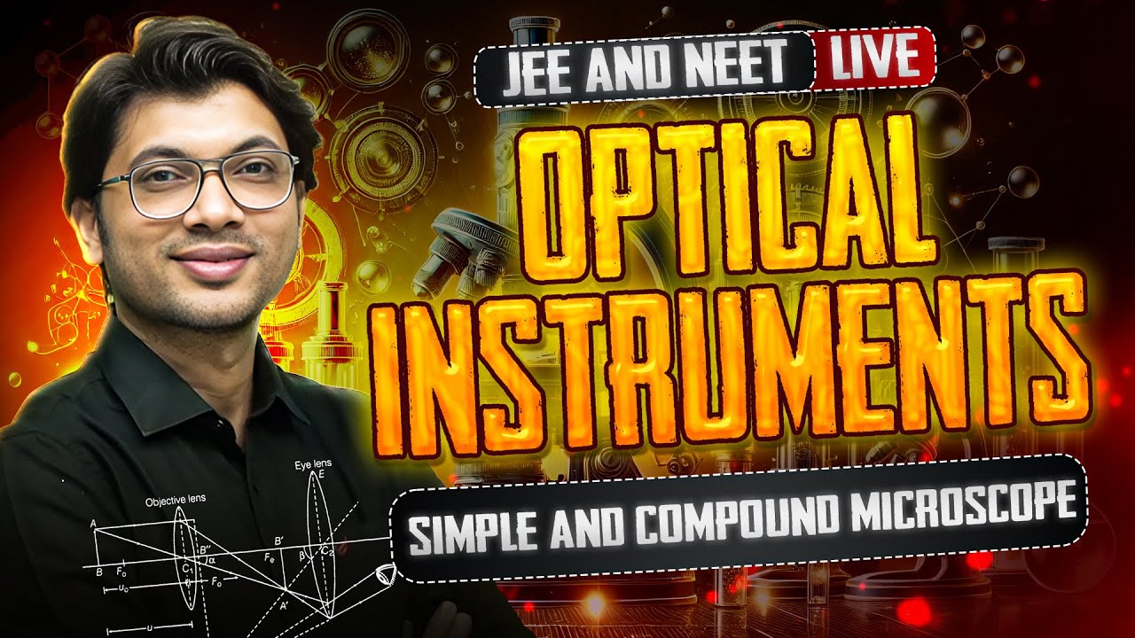 OPTICAL INSTRUMENTS - Simple & Compound Microscope | JEE & NEET with ...