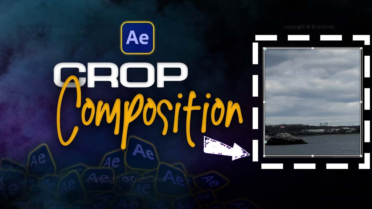 After Effects: How To Crop Composition To Size | Using Region Of ...