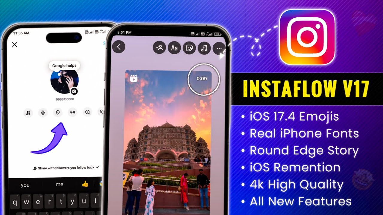 instaflow new update 💁‍♂️instaflow v17 | instaflow iphone story ...