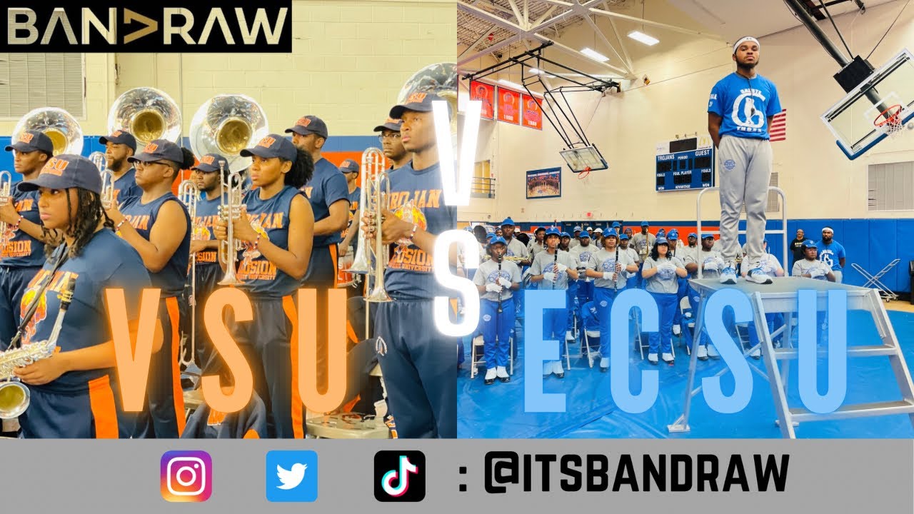 Band Raw || VSU vs ECSU 2022 || All Section Battles - YouTube