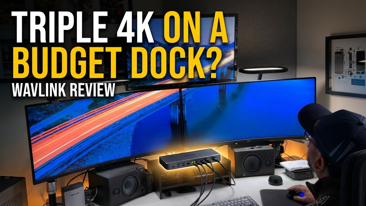 4K 144Hz + Triple Monitors on a Budget Dock? WAVLINK Review & Tests ...
