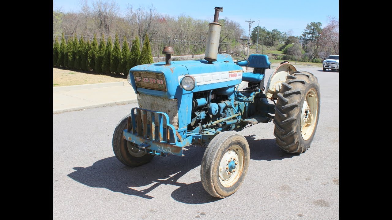 1967 Ford 3000 Tractor Online at Tays Realty & Auction, LLC - YouTube