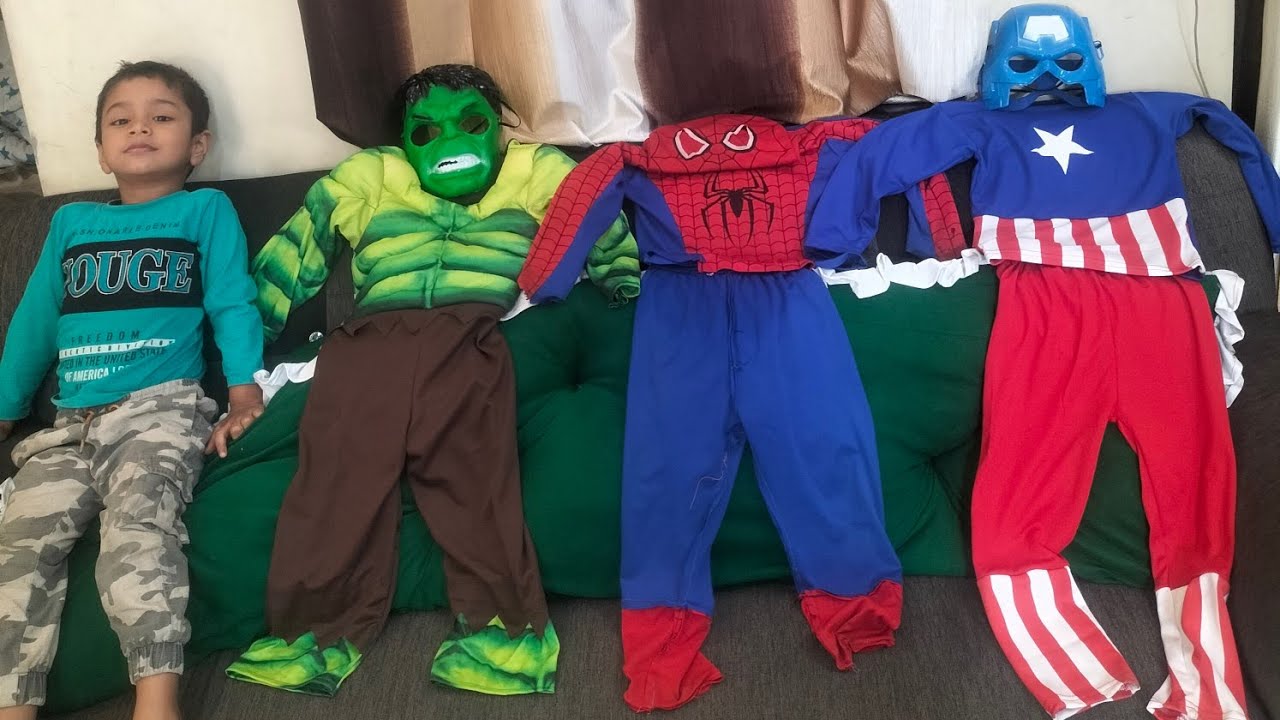 OMG 😳 Parth Unboxing 💌 Dress up Superheroes 🦸And Help Mom #ytshorts # ...