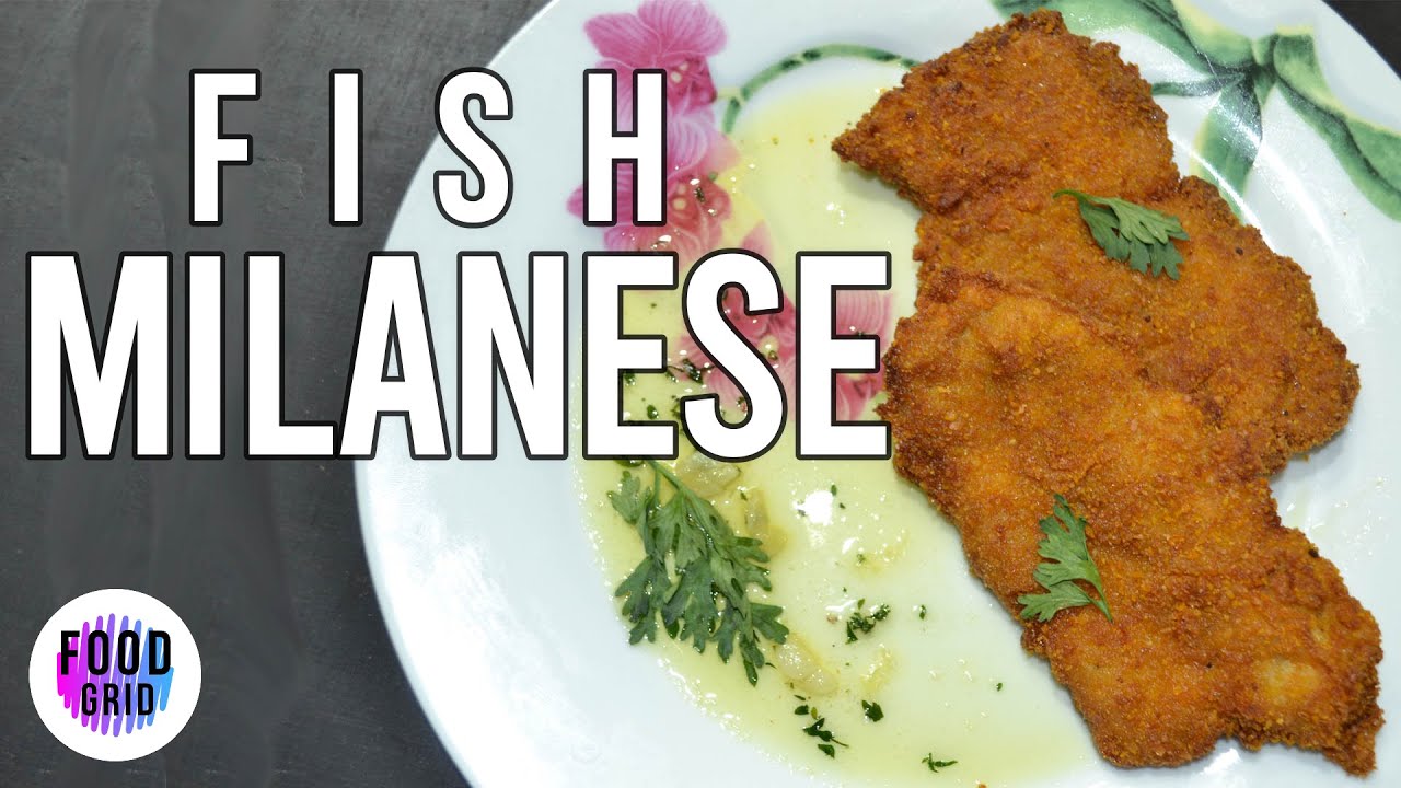 Fish Milanese | Fish milanese Recipe | Italian Fish FRY | Homemade fish ...