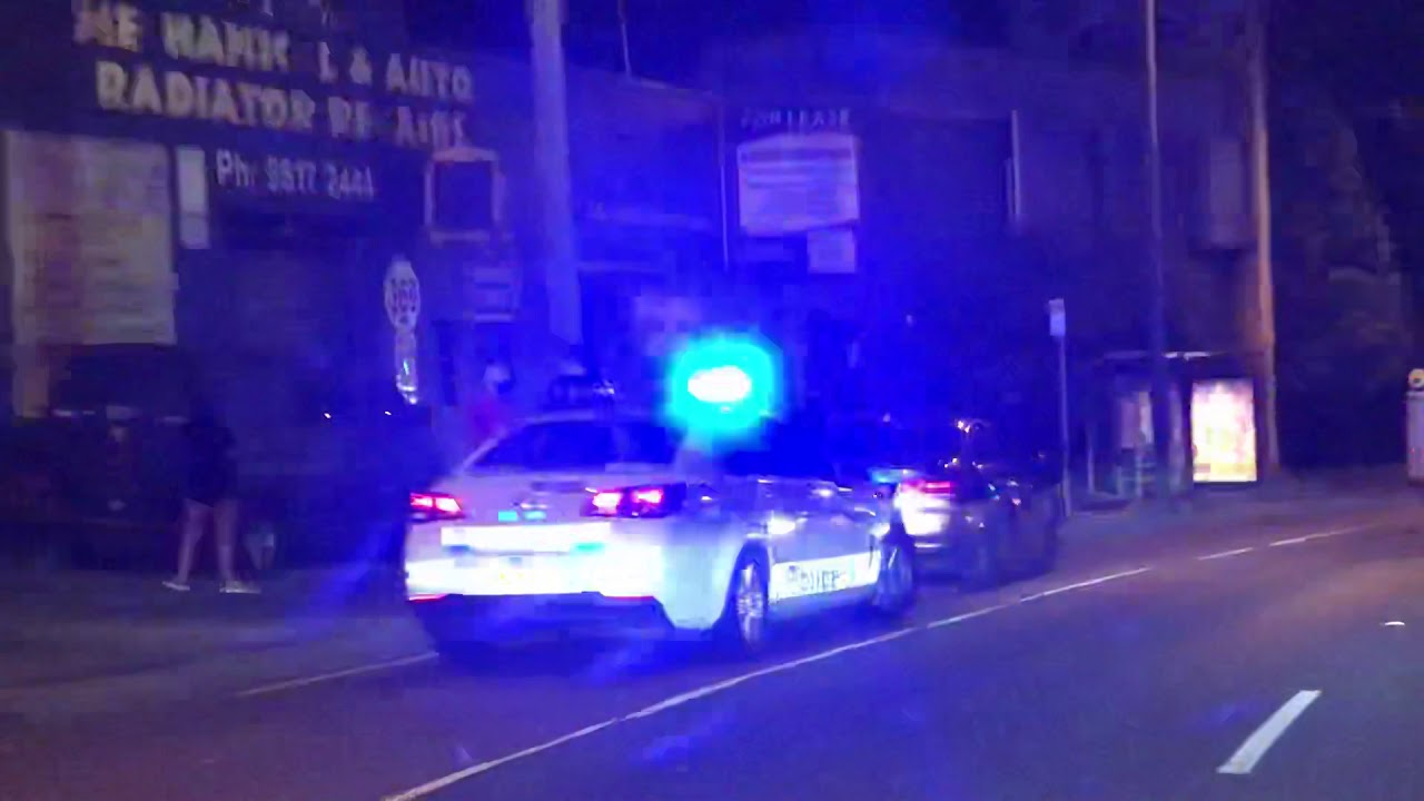 Quick Catch of NSWPF Conducting Pullover at Night on Victoria Road ...