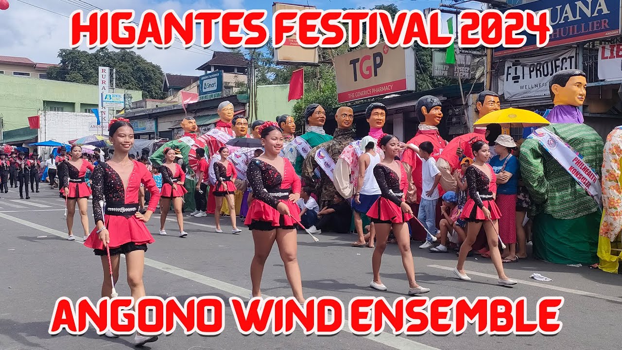 Angono Wind Ensemble of Angono Rizal | Higantes Festival 2024 - YouTube